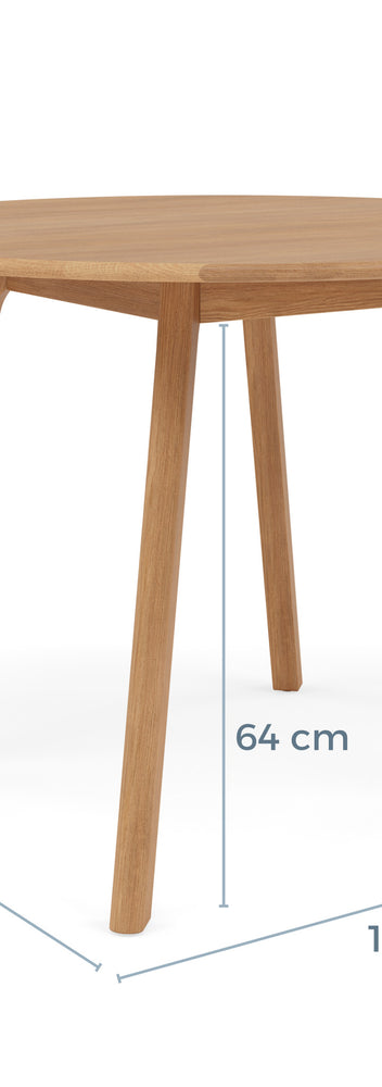 Buy Magnus Round Dining Table in Solid Oak | IconByDesign