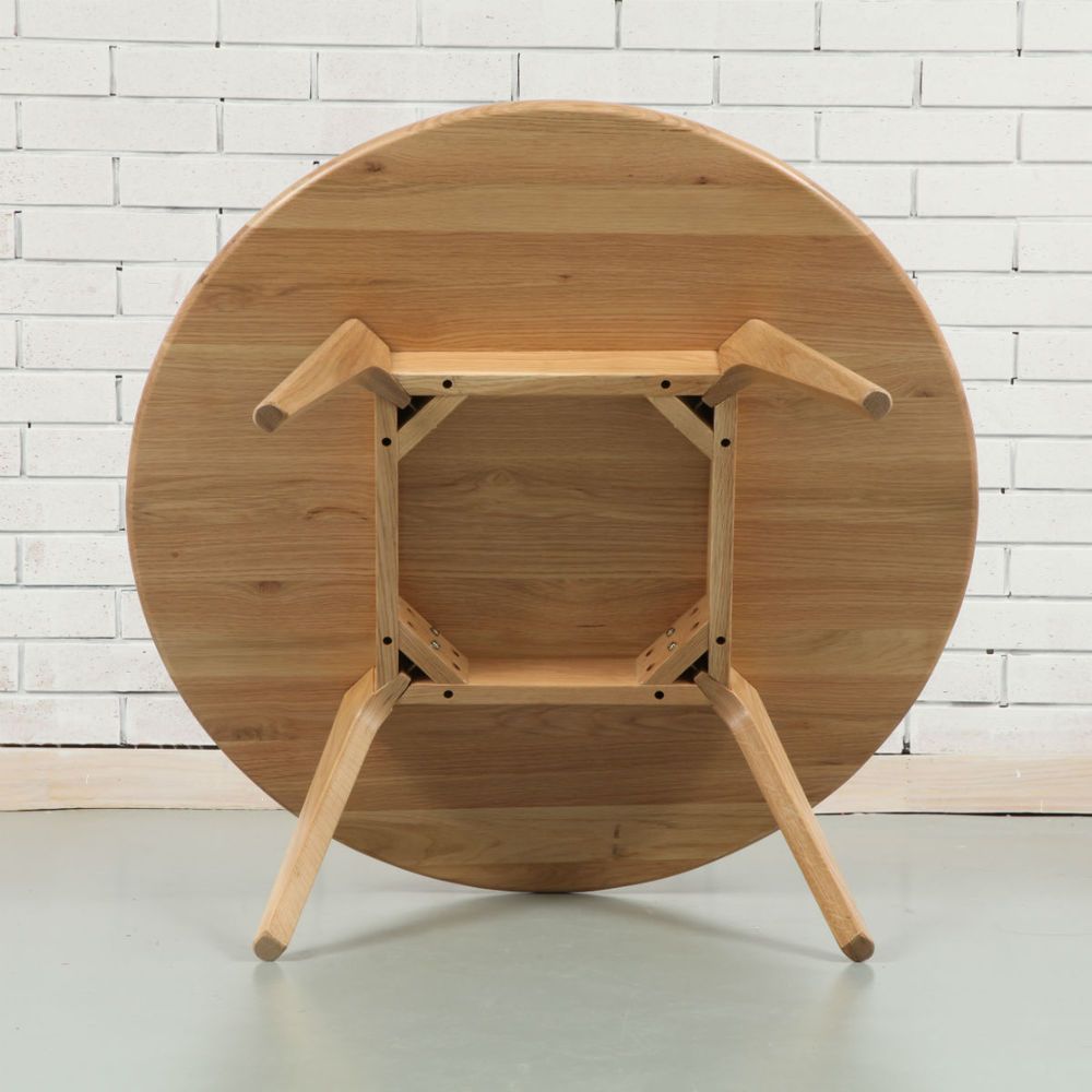 Buy Magnus Round Coffee Table in Solid Oak | IconByDesign