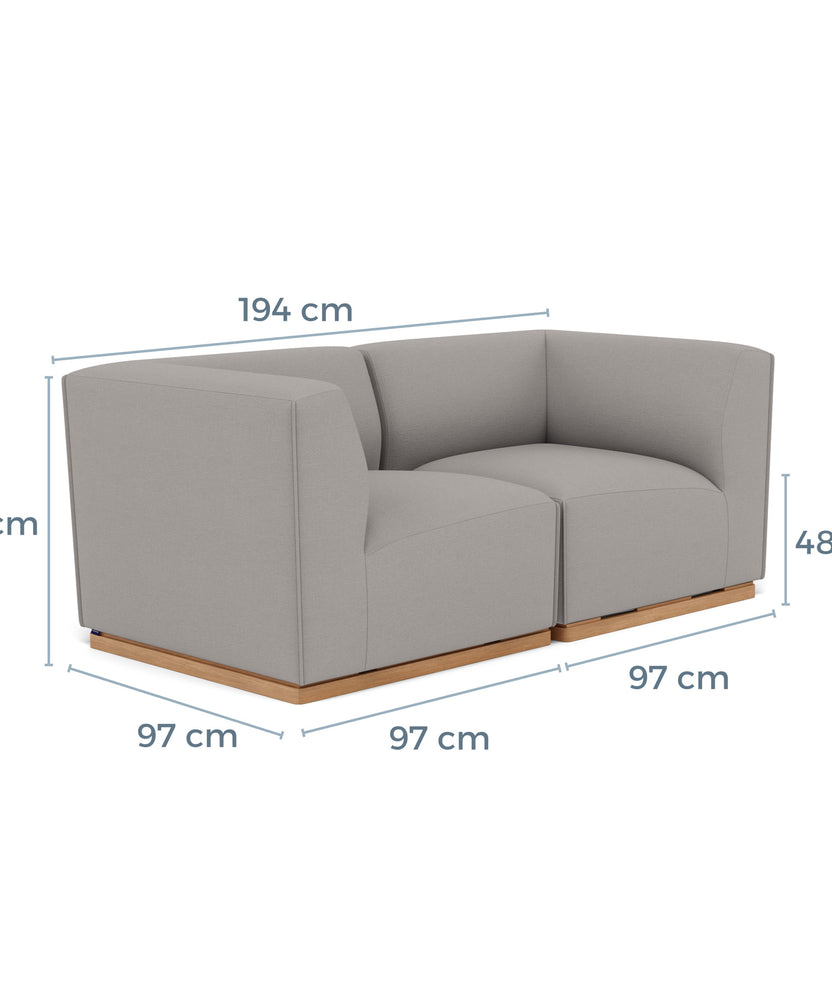 Buy Walter 2-Seater Modular Sofa | IconByDesign