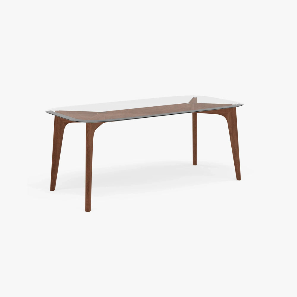 Hilda Dining Table - 180 x 90cm in Solid American Walnut – IconByDesign