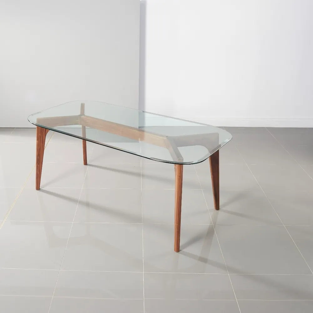Hilda Dining Table - 180 x 90cm in Solid American Walnut – IconByDesign